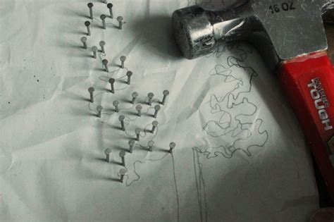 Diy Personalized String Art Tree