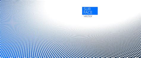 3d 원근 벡터 추상적 배경의 파란색과 회색 점 점선 패턴 멋진 디자인 과학 기술의 웨이브 스트림 또는 광고를위한 비즈니스 빈 템플릿 3차원 형태에 대한 스톡 벡터 아트 및