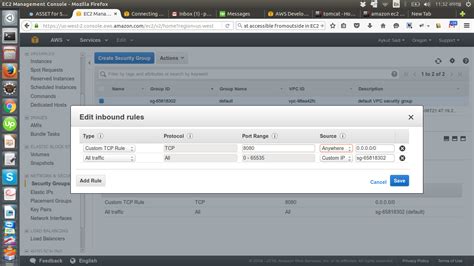 amazon ec2 unable to browse tomcat from web browser in ec2 server fault