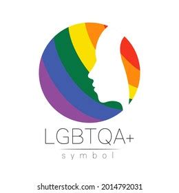 Vector Lgbtqa Logo Symbol Pride Flag Stock Vector Royalty Free Shutterstock
