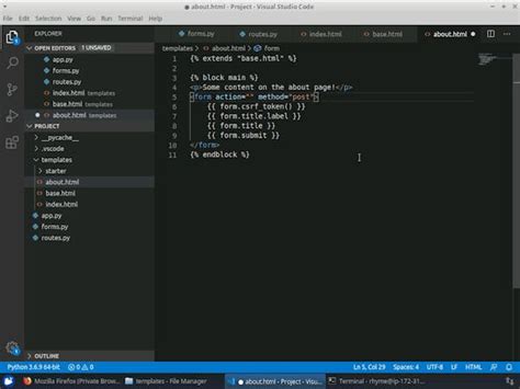 create your first web app with python and flask