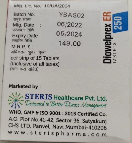 Divalproex Er Tablets 10x10 Prescription At Rs 47 24 Strip In Jaipur Id 27112165088