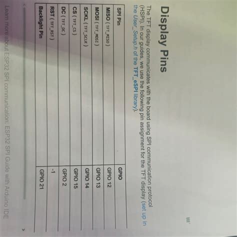 Esp32 2432s028r Yellow Display Cyd Tft Espi Bodmer Library Touch Problem Displays Arduino