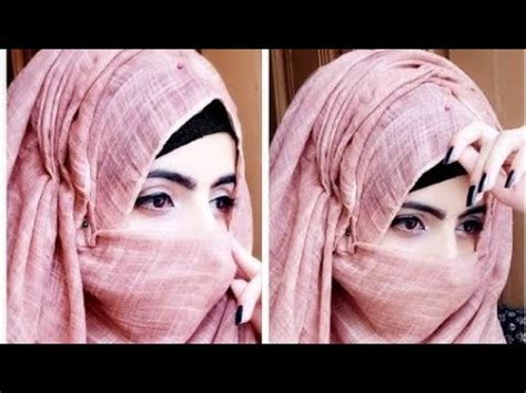 Easy Hijab Tutorial | Layered Hijab with niqab | Niqab styles | hijab styles | Maryam Tutorials ...
