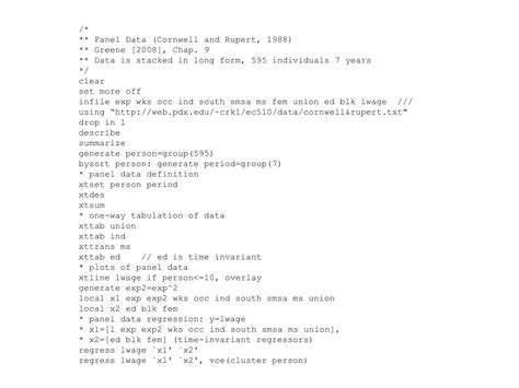PPT Econometric Analysis Using Stata PowerPoint Presentation Free Download ID