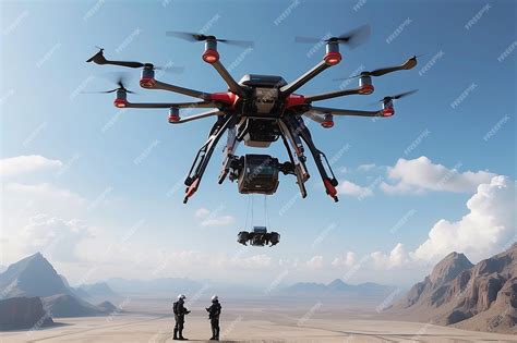 Premium Photo Sky Guardians Collaborative Inspection With Autonomous