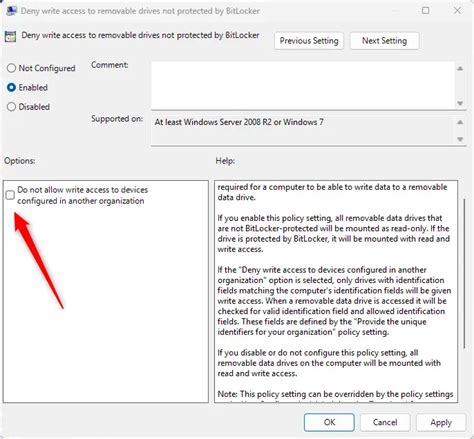 Deny Write Access To Unprotected Removable Drives In Windows 11 Geek