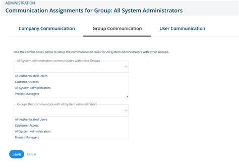 Communication Settings Project Insight Help Center