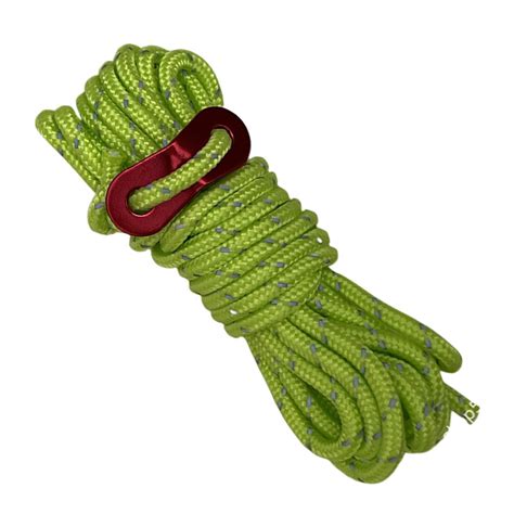 4mm Reflective Tent Guy Rope 13 Feet Camping Rope Cord Guy Line For
