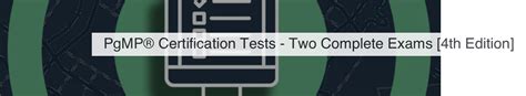 Reddit Comments On Pgmp® Certification Tests Two Complete Exams 4th