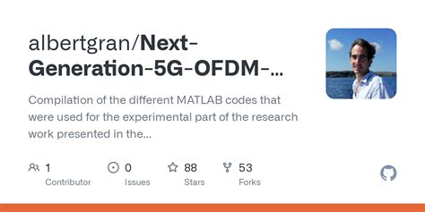 GitHub Albertgran Next Generation G OFDM Based Modulations Compilation Of The Different