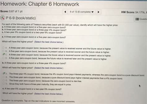Solved Homework Chapter 6 Homework Score 0 67 Of 1 Pt 6 Of