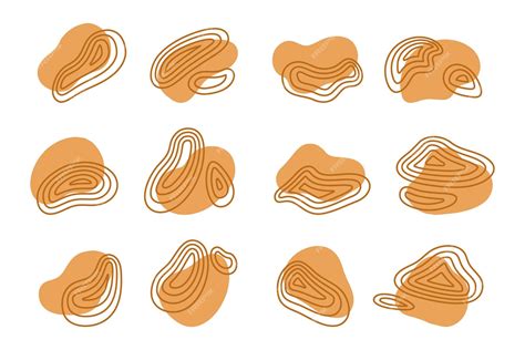 Premium Vector Set Of Aesthetic Blob Ornament