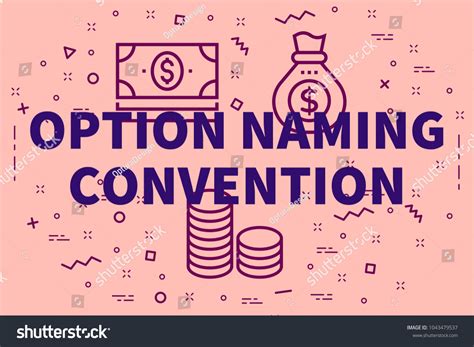 Conceptual Business Illustration Words Option Naming Stock Illustration