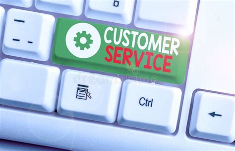 Text Sign Showing Customer Service Conceptual Photo Process Of Ensuring Customer Satisfaction
