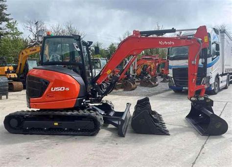 Kubota U50 5 Mini Excavator 40 Ton Heavy Construction Equipment