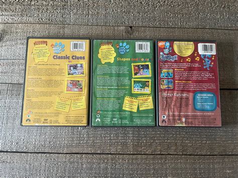 Blues Clues Dvds You Choose Bluestock Classic Clues Or Shapes