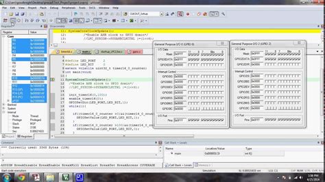 Lpc1343 Cortex M3 Led Blinking In Keil Youtube