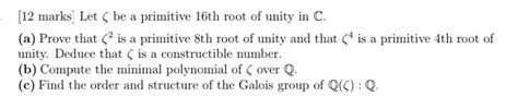 solved a 12 marks let s be a primitive 16th root of unity