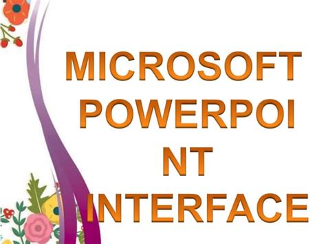 microsoft powerpoint interface pptx