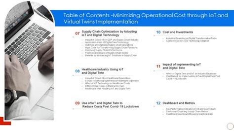Minimizing Operational Cost Through Iot And Virtual Twins Implementation Powerpoint Templates