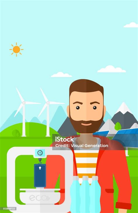 남자 3 D 프린터 개성 개념에 대한 스톡 벡터 아트 및 기타 이미지 개성 개념 기업 재무와 산업 녹색 기술 Istock