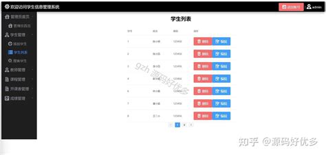 基于java Springboot学生信息管理系统 知乎