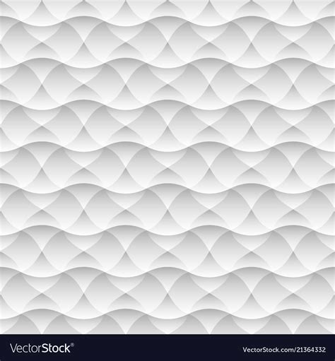 Geometric White Seamless Pattern Background Vector Image