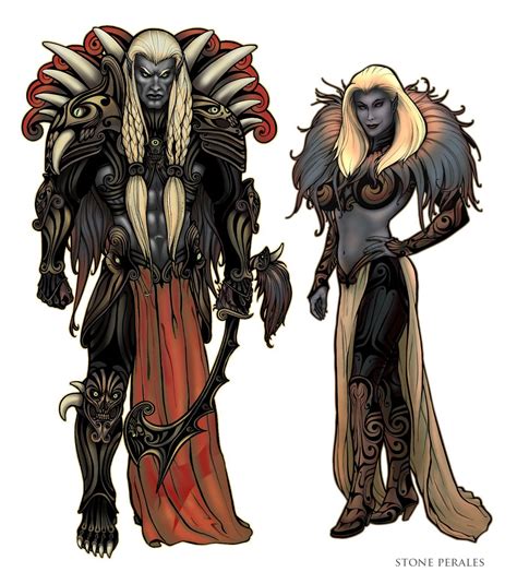 Artstation Everquest Concept Art Dark Elves