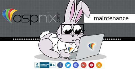 Carrier Maintenance Scheduled Network Maintenance ASPnix Web Hosting