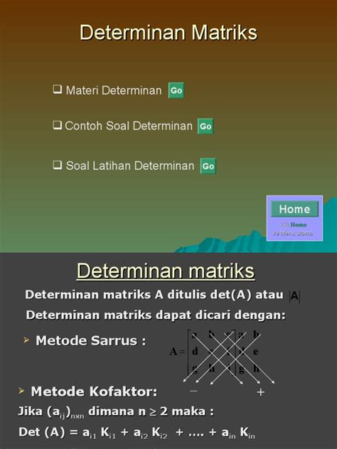 2 Determinan Matriks Pdf