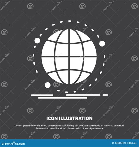 Data Global Internet Network Web Icon Glyph Vector Symbol For Ui And Ux Website Or Mobile