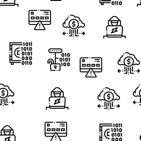 Carder Hacker Seamless Pattern Vector 17583022 Vector Art At Vecteezy