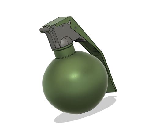 Stl File Grenade M67 💣・model To Download And 3d Print・cults