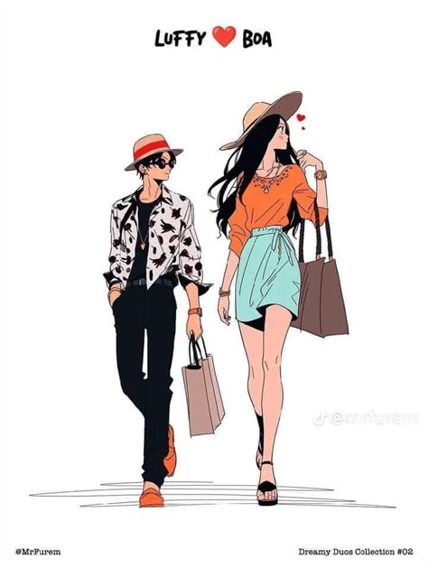 Luffy X Hancock Together By Lrowling On Deviantart