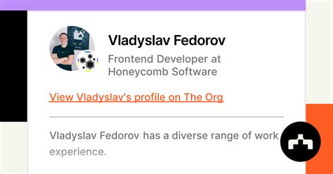vladyslav fedorov frontend developer at honeycomb software the org
