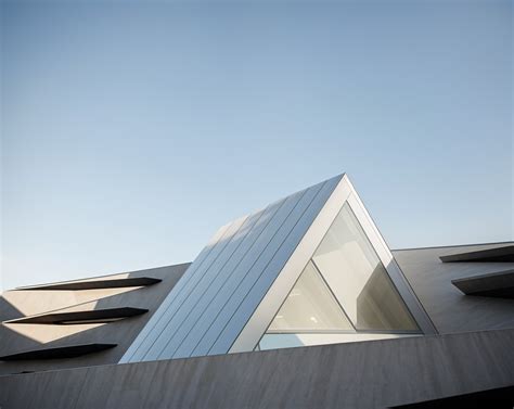 Modernist Exterior Shot Light Cube Architecture