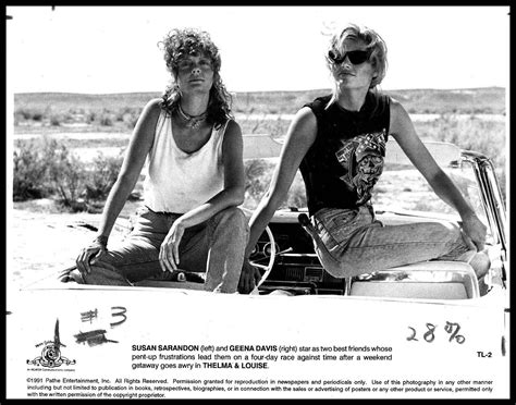 Geena Davis Susan Sarandon In Thelma And Louise 1991 Orig Vintage