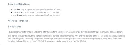 Solved Learning Objectives • Use For Loop To Repeat Actions
