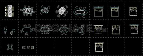 278 Free Download Edra Dining Tables And Beds CAD Block Library