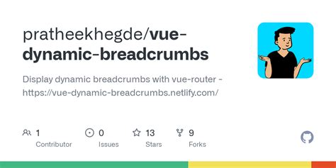 GitHub Pratheekhegde Vue Dynamic Breadcrumbs Display Dynamic Breadcrumbs With Vue Router