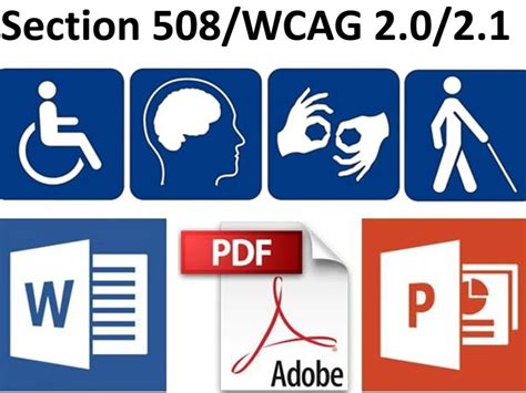 A PDF Document With WCAG ADA Section 508 Compliance Standard Upwork