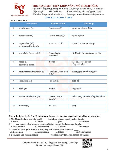 unit 1 lesson 1 pdf