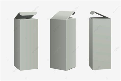 흰색 키가 큰 패키지 상자 3d 닫은 직사각형 중국말 Png 일러스트 및 벡터 에 대한 무료 다운로드 Pngtree