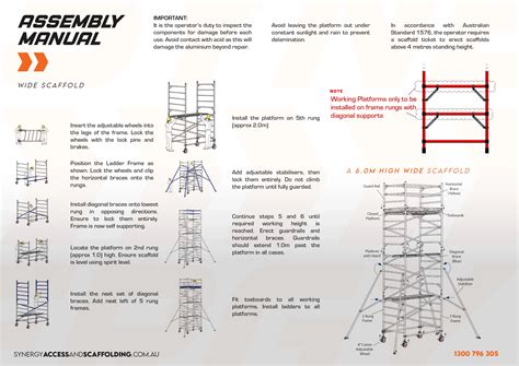 Wide Scaffold Synergy Access Scaffolds