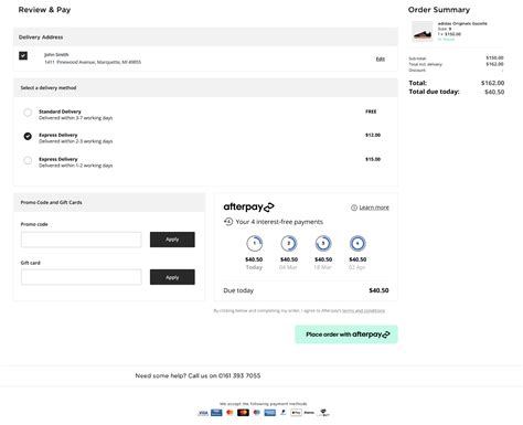 checkout widget
