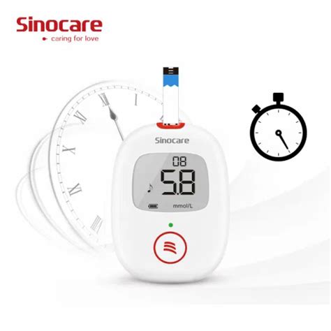 sinocare diabet glucomet non invasive glucometer sensor price code free glucometer with strips