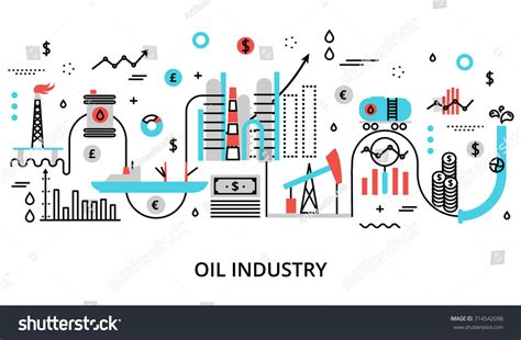 Modern Flat Thin Line Design Vector Stock Vector Royalty Free 714542098 Shutterstock