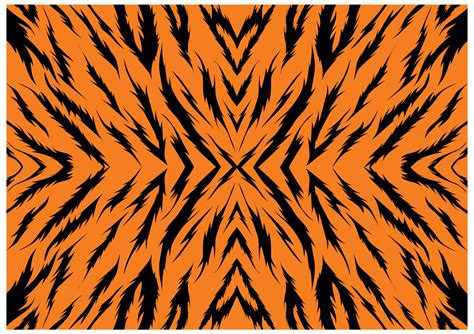 Tiger Pattern Vector Image Illustrations 21654147 Vector Art At Vecteezy