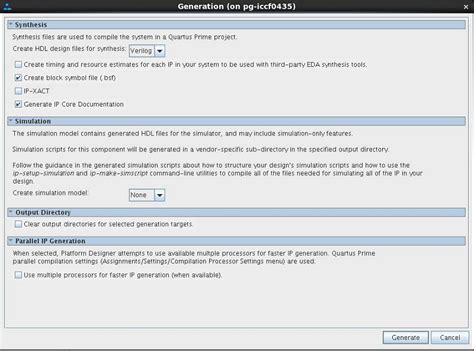 Compiling The Sgmii Hardware Design And Integrating U Boot Fsbl Documentation